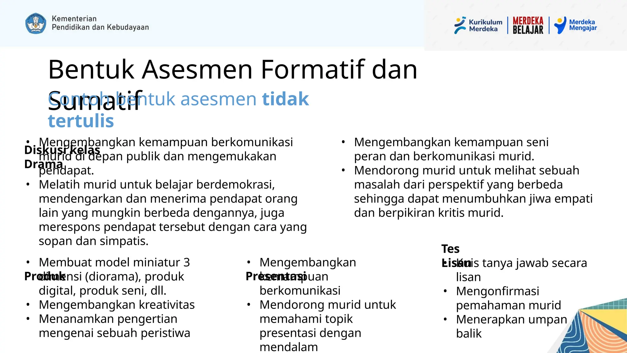 Sesi 2 - Asinkron - Eksplorasi Konsep - Asesmen Formatif dan Sumatif ...