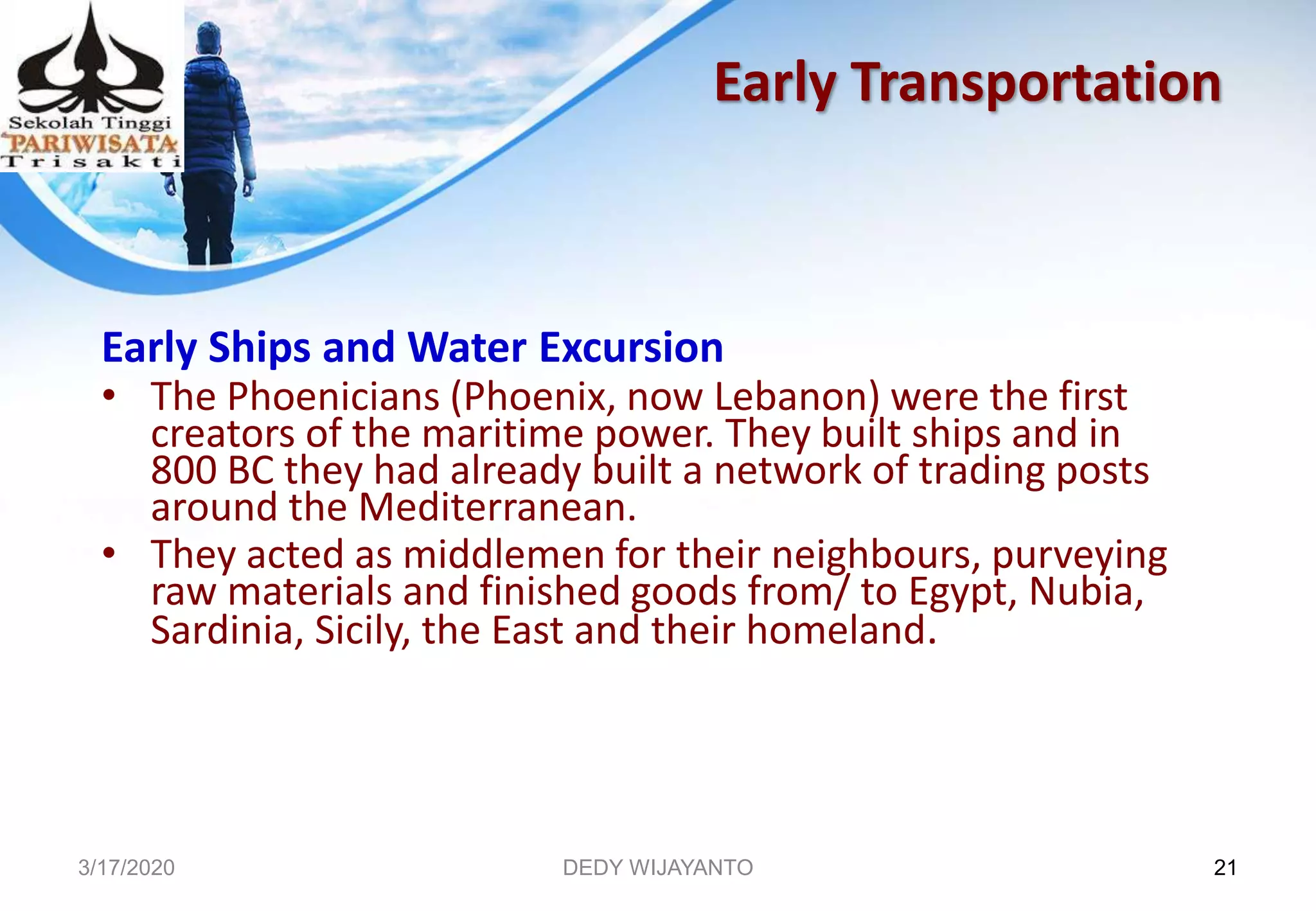 Sesi 2 sejarah pariwisata | PPTX