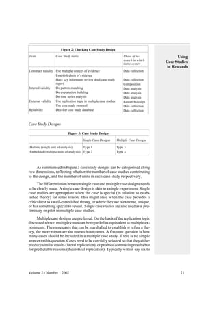 using case studies in research | PDF