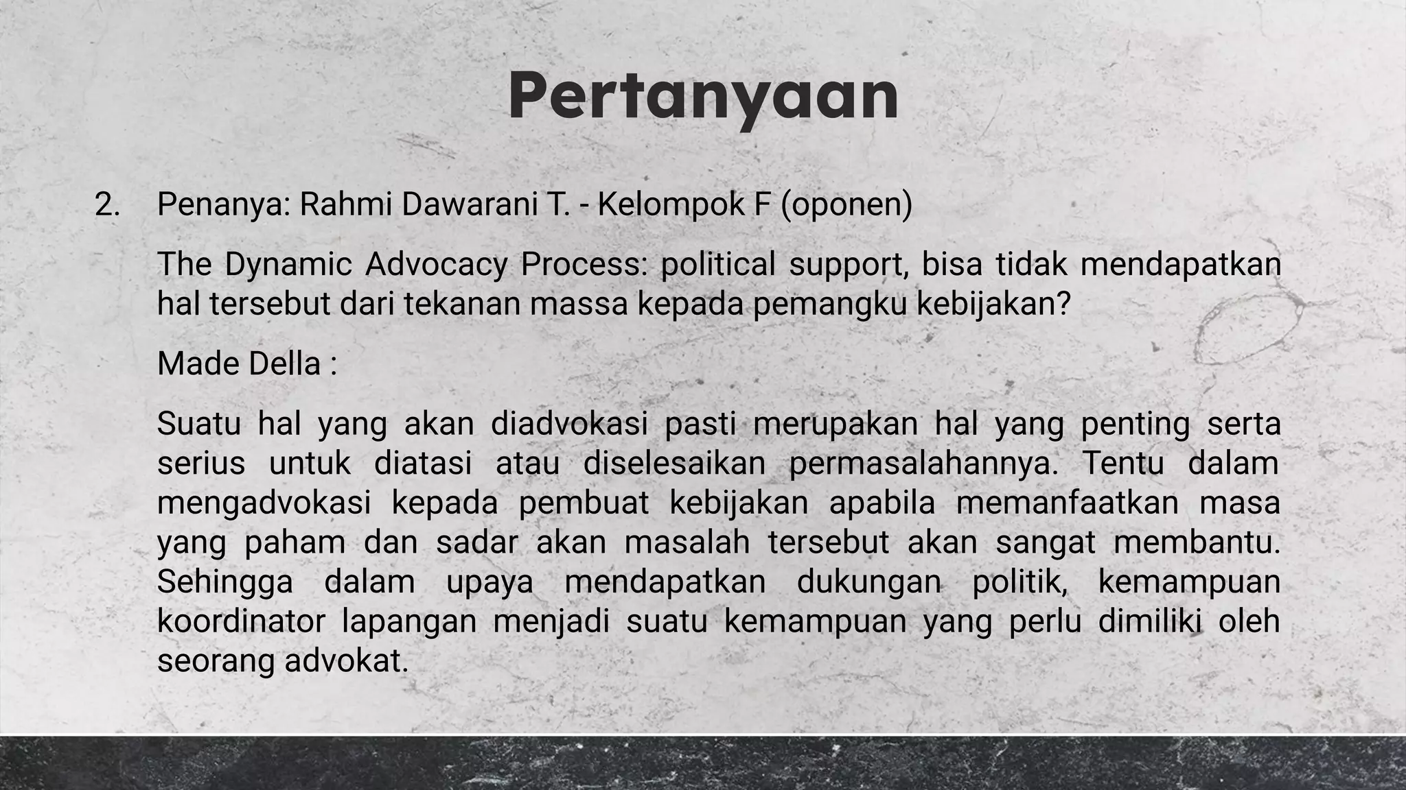 Teori dan Model Advokasi | PDF