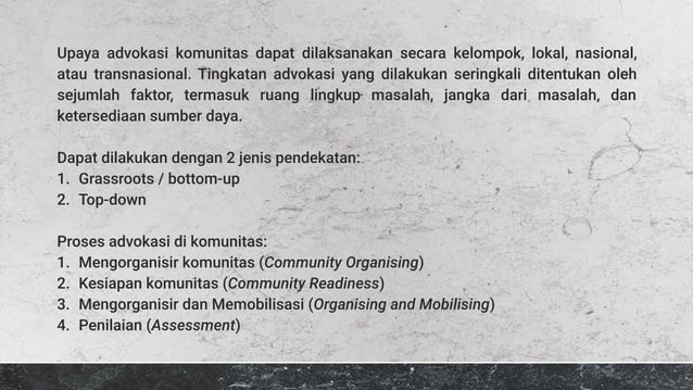 Teori dan Model Advokasi | PDF