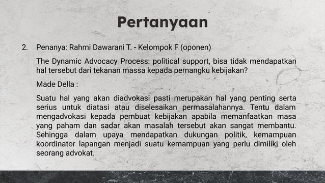 Teori dan Model Advokasi | PDF