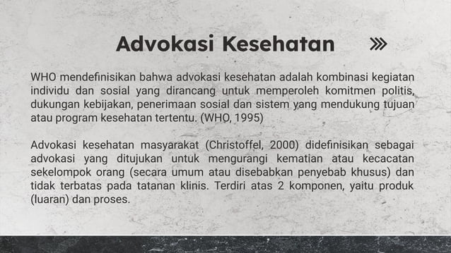 Teori dan Model Advokasi | PDF