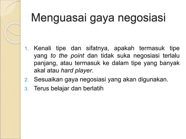 Sesi 2 kemampuan negosiasi | PPT