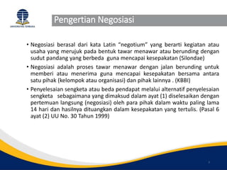 SESI 2 PENGERTIAN NEGOSIASI DAN IMPLEMENTASI NEGOSIASI.ppt