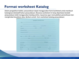 KLASIFIKASI & KATALOGISASI BUKU KEISLAMAN_fix.ppt