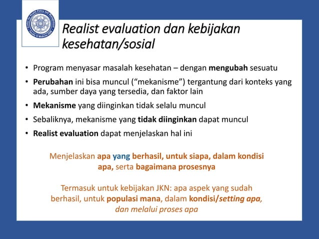 mapping program dan teori | PPT