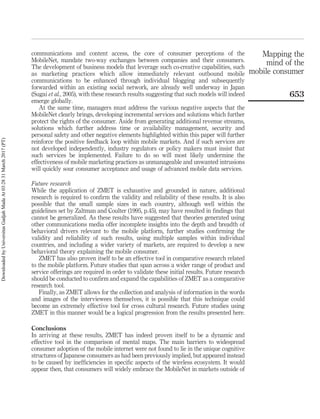 zmet-mapping the mind of the mobile consumer across borders | PDF