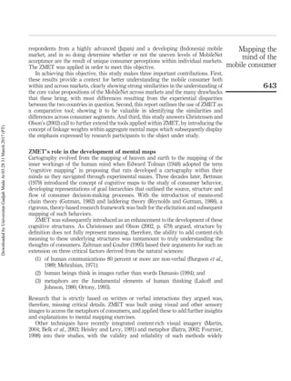 zmet-mapping the mind of the mobile consumer across borders | PDF