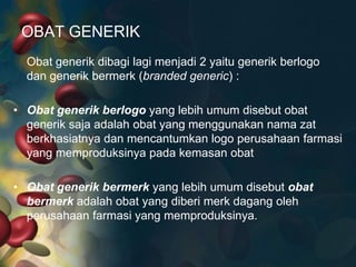 penggolongan obat menurut pemerintah | PDF