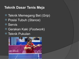 Pengertian tentang teknis meja dan bulu Tangkis | PPTX