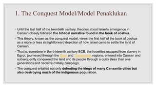 Sesi 6a interpretasi teks yosua 1 conquest | PPTX