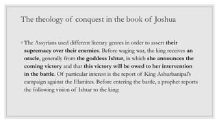 Sesi 6a interpretasi teks yosua 1 conquest | PPTX