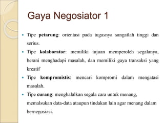 Sesi 6 prinsip negosiasi | PPT