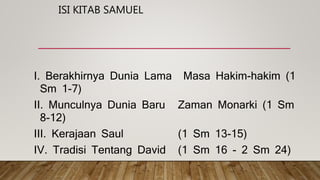 Sesi 7. Kitab Samuel dan monarki di Israel.pptx