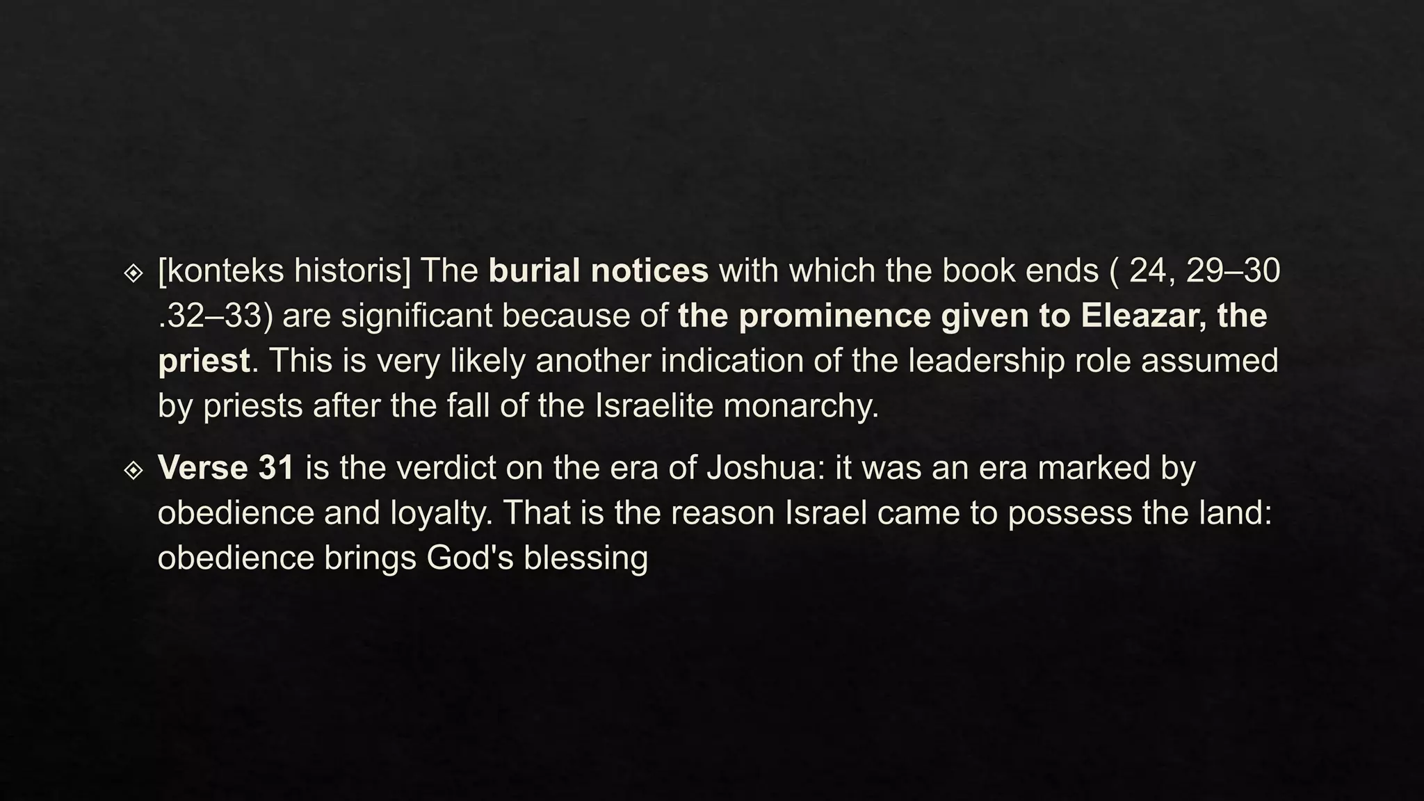 Sesi 7a interpretasi yosua sikhem | PPT