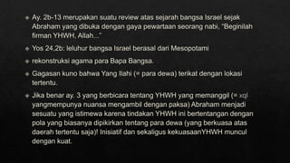 Sesi 7a interpretasi yosua sikhem | PPT