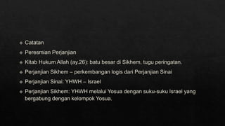 Sesi 7a interpretasi yosua sikhem | PPTX