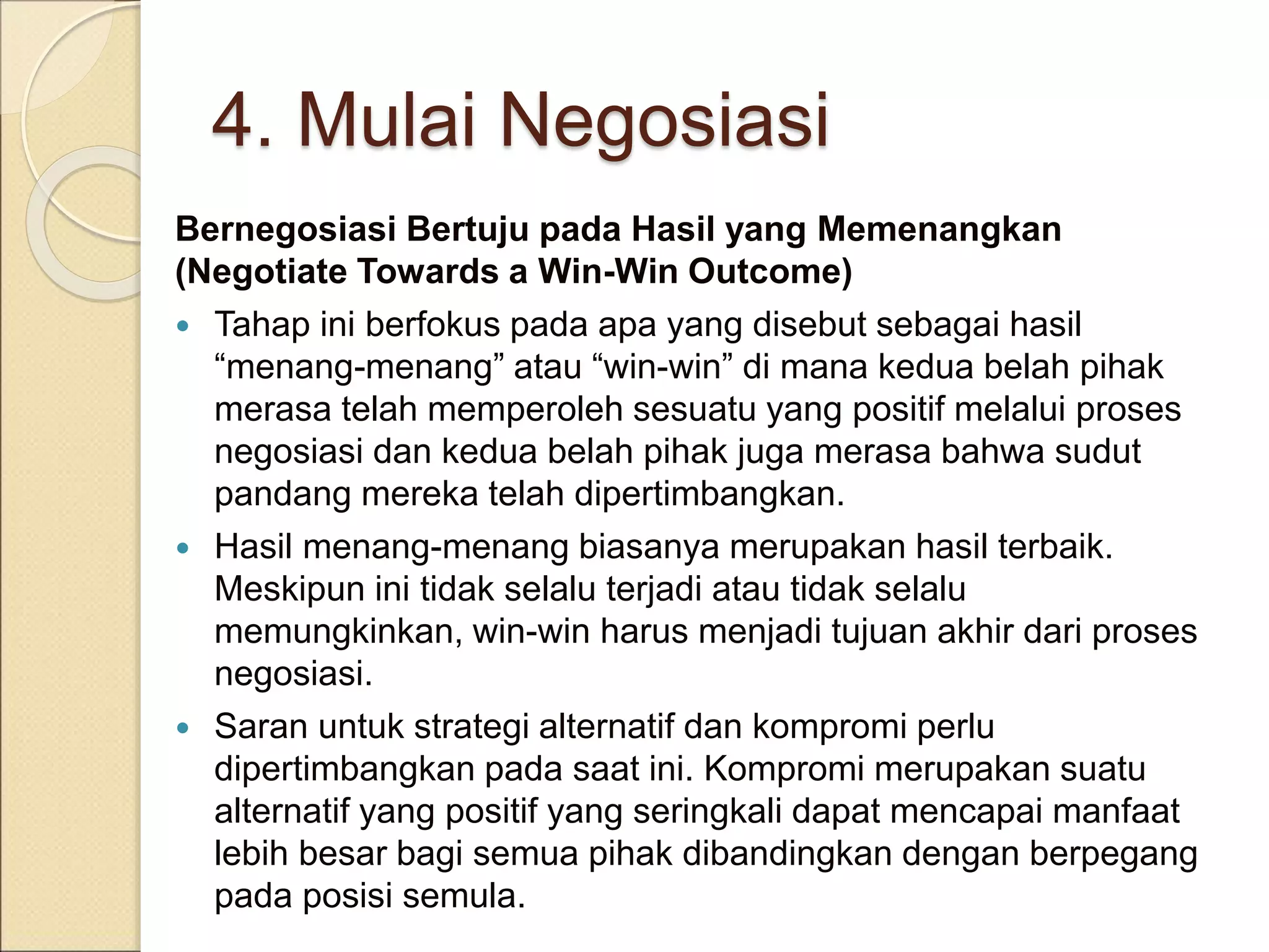 Sesi 8 tahapan negosiasi | PPT