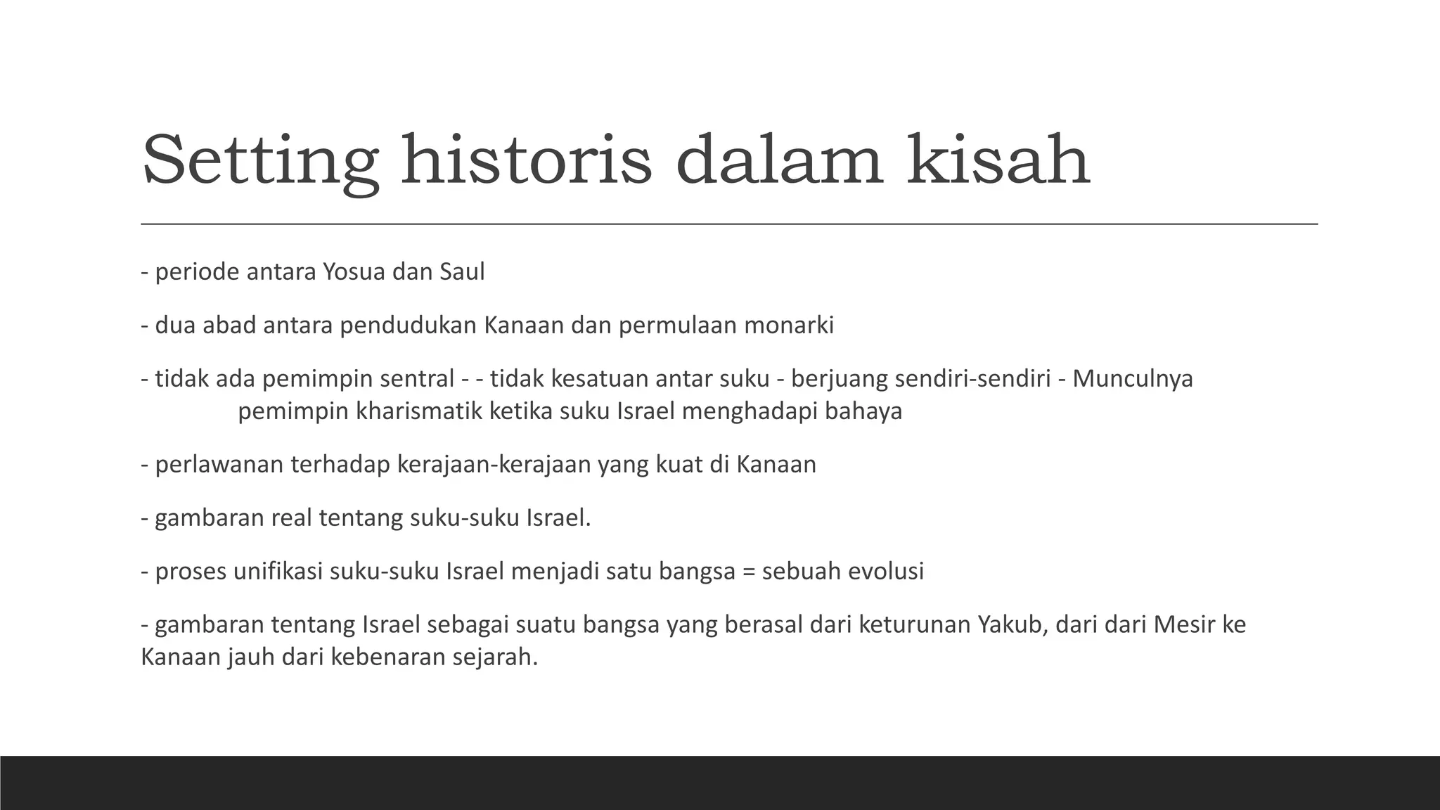 Sesi 8 introduksi kitab hakim hakim 1 | PPT