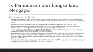 Sesi 8 introduksi kitab hakim hakim 1 | PPT