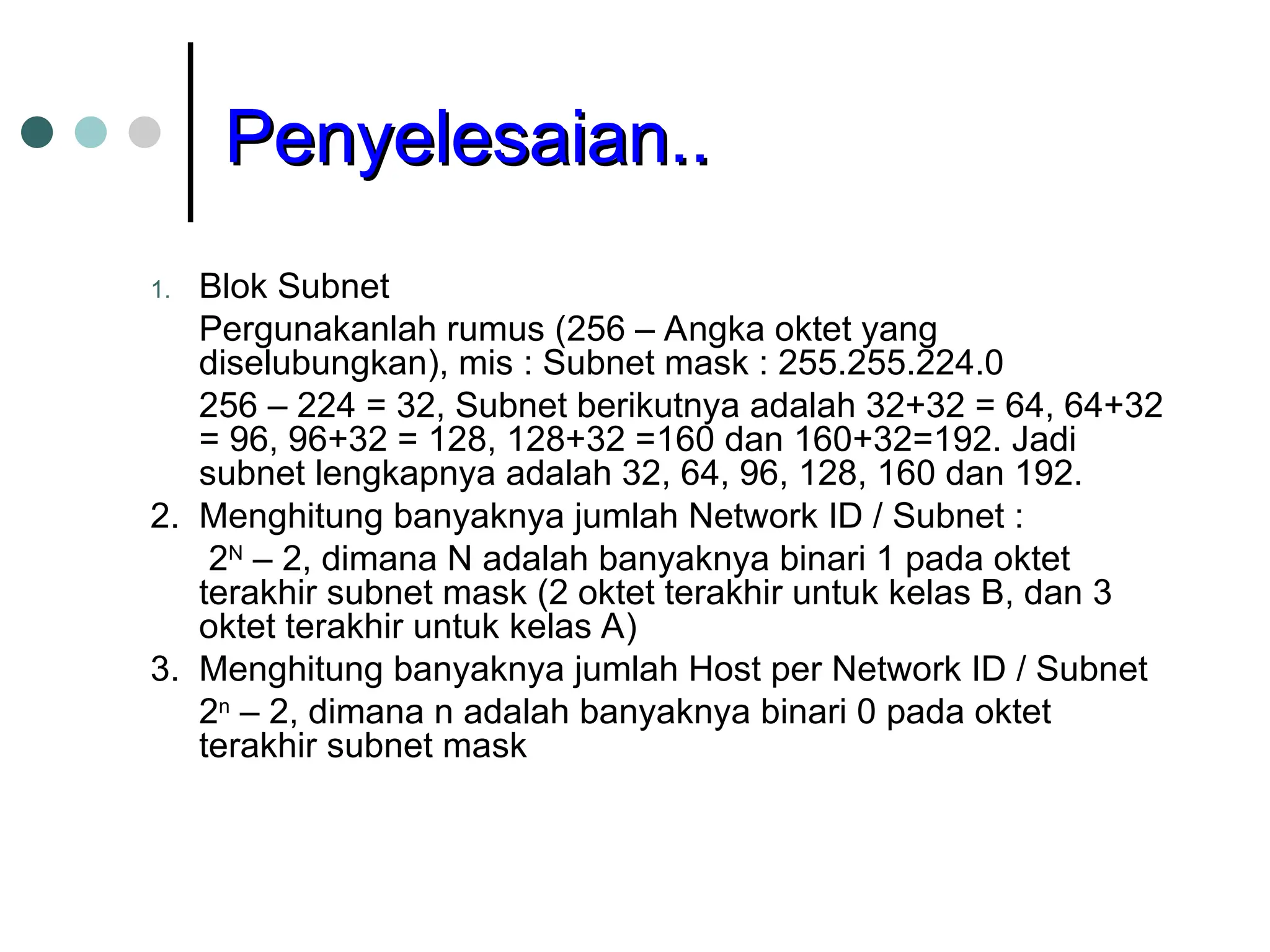 Sesi pertemuan 9 IP Subnet Mapel TKJ.ppt