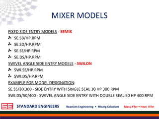 SE SIDE ENTRY MIXERS | PPT