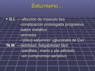 SesióN 10 Metales Pesados I | PPT