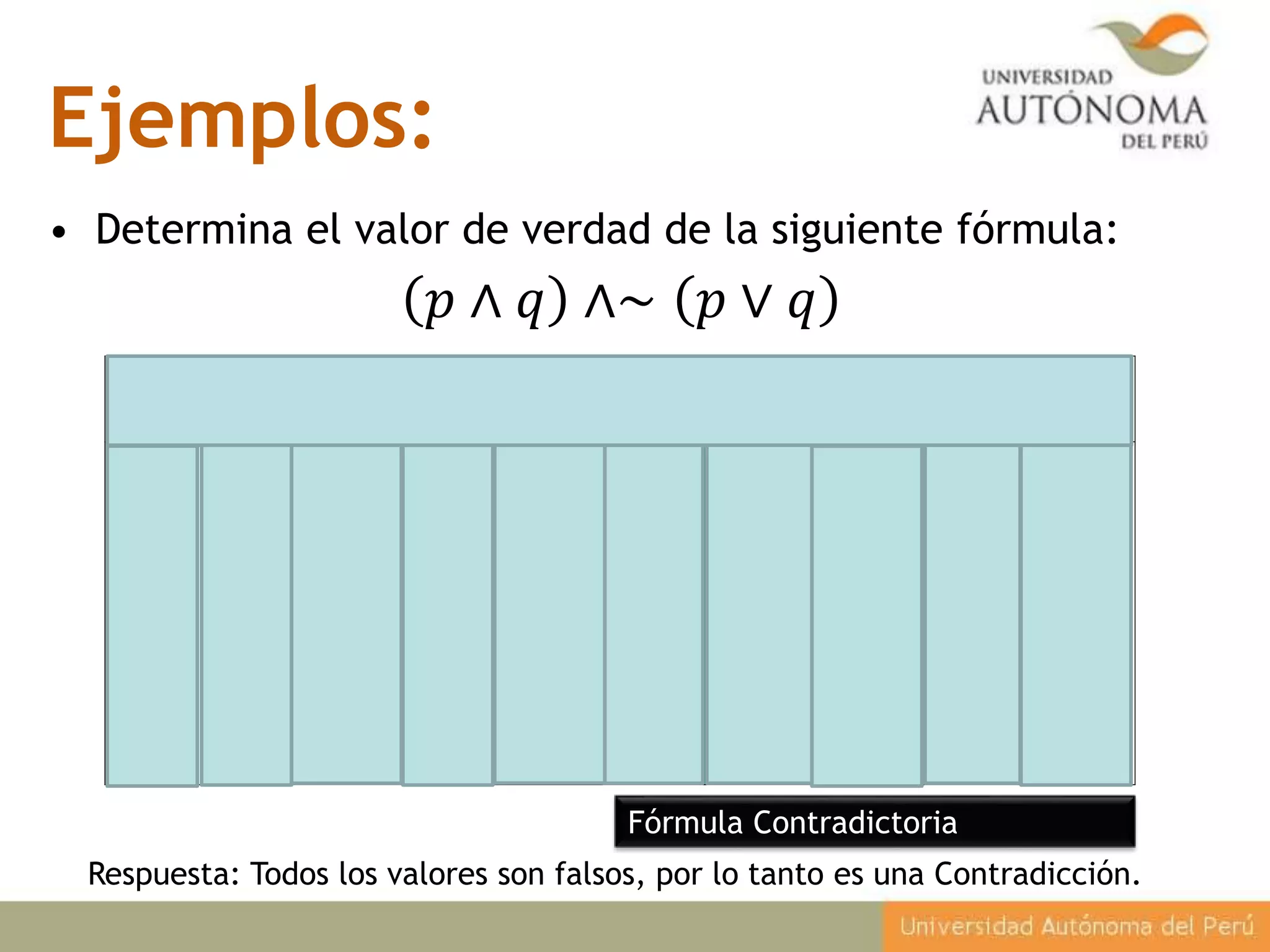 proposiciones lógicas -matematica basica | PPT