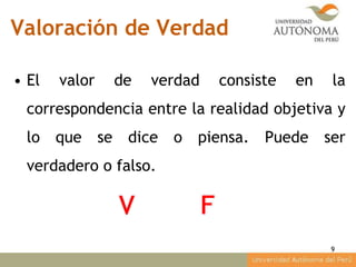 proposiciones lógicas -matematica basica | PPTX