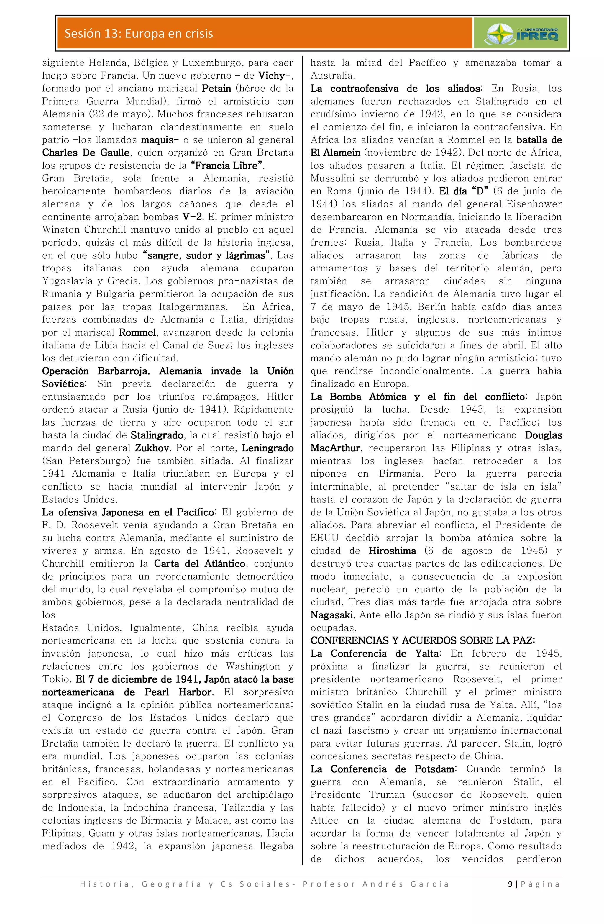 Sesión 13 europa en crisis | PDF