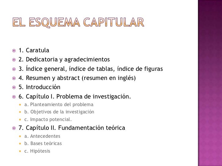 Sesión 1 esquema capitular de la tesis