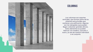Procedimientos constructivos superestructura, columnas | PPTX