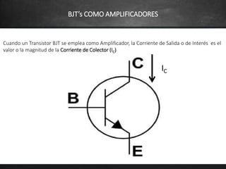 Teoría Básica de Transistores BJT | PPTX