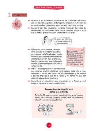 Sesión de aprendizaje 05 de Unidad Didáctica 01 del Área de Matemática ...