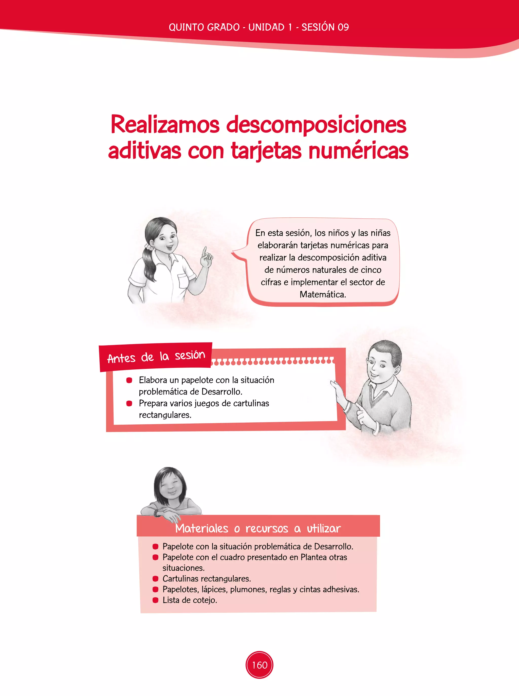 Sesión de Aprendizaje 09 de Unidad Didáctica 01 del Área de Matemática ...