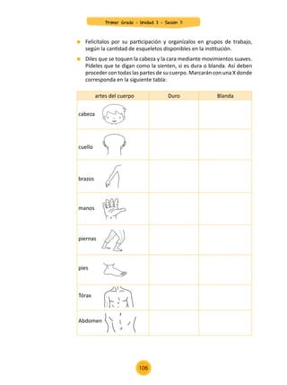 Sesión de Aprendizaje 11 de Unidad Didáctica 03 del Área de Ciencia y Ambiente – 1er. Grado de ...