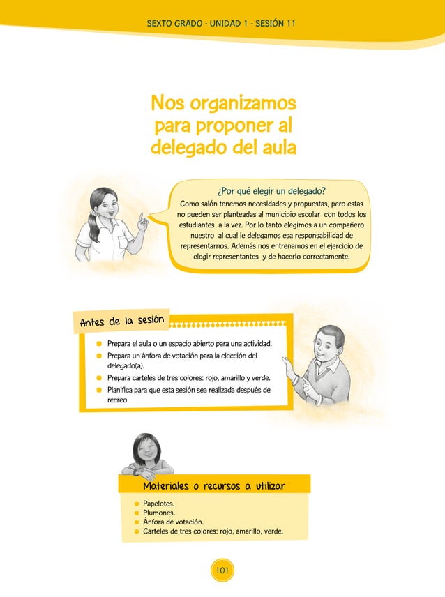 Sesión de Aprendizaje 11 de Unidad Didáctica 01 del Área de Personal ...