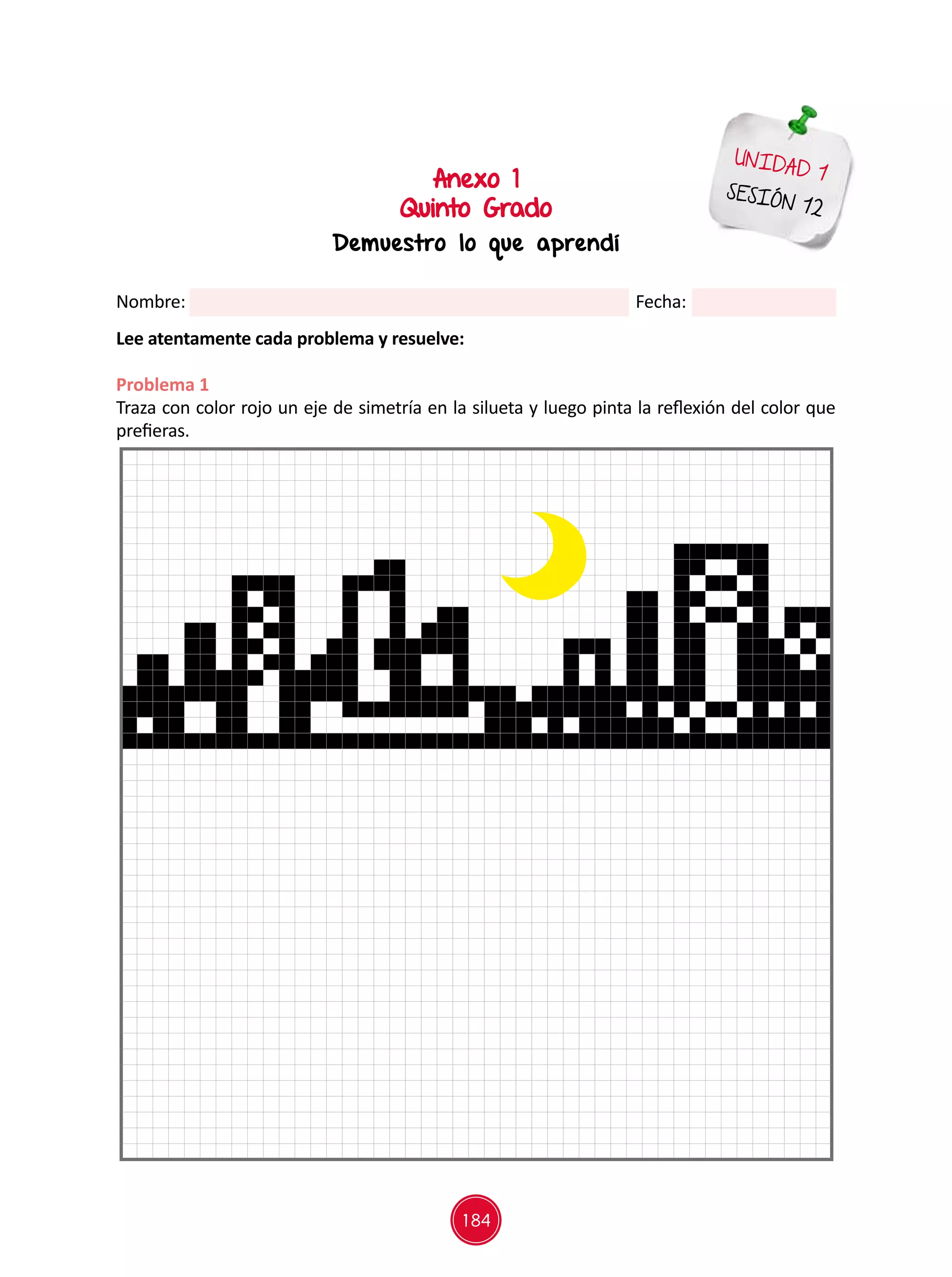 Sesión de Aprendizaje 12 de Unidad Didáctica 01 del Área de Matemática ...