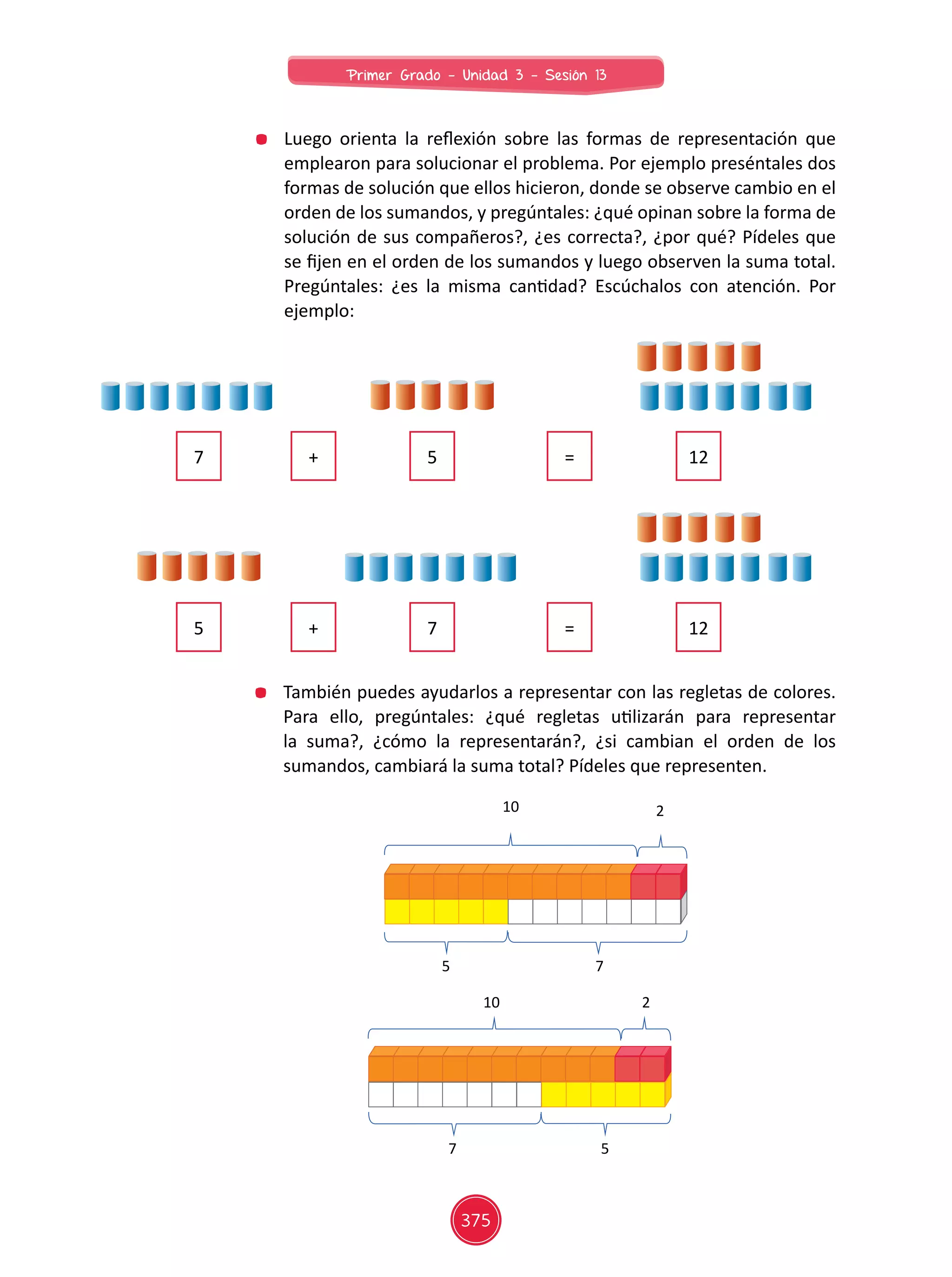Sesión de Aprendizaje 13 de Unidad Didáctica 03 del Área de Matemática ...