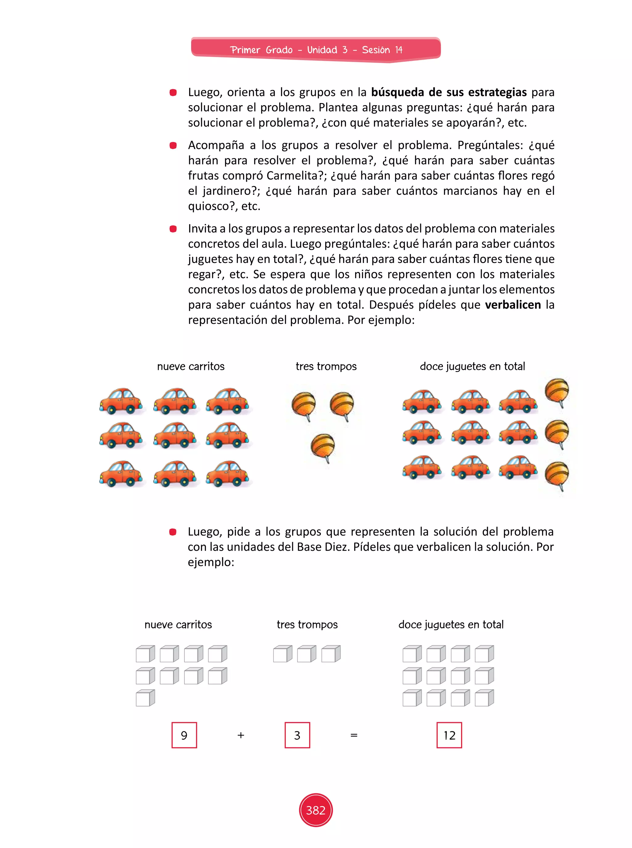 Sesión de Aprendizaje 14 de Unidad Didáctica 03 del Área de Matemática ...