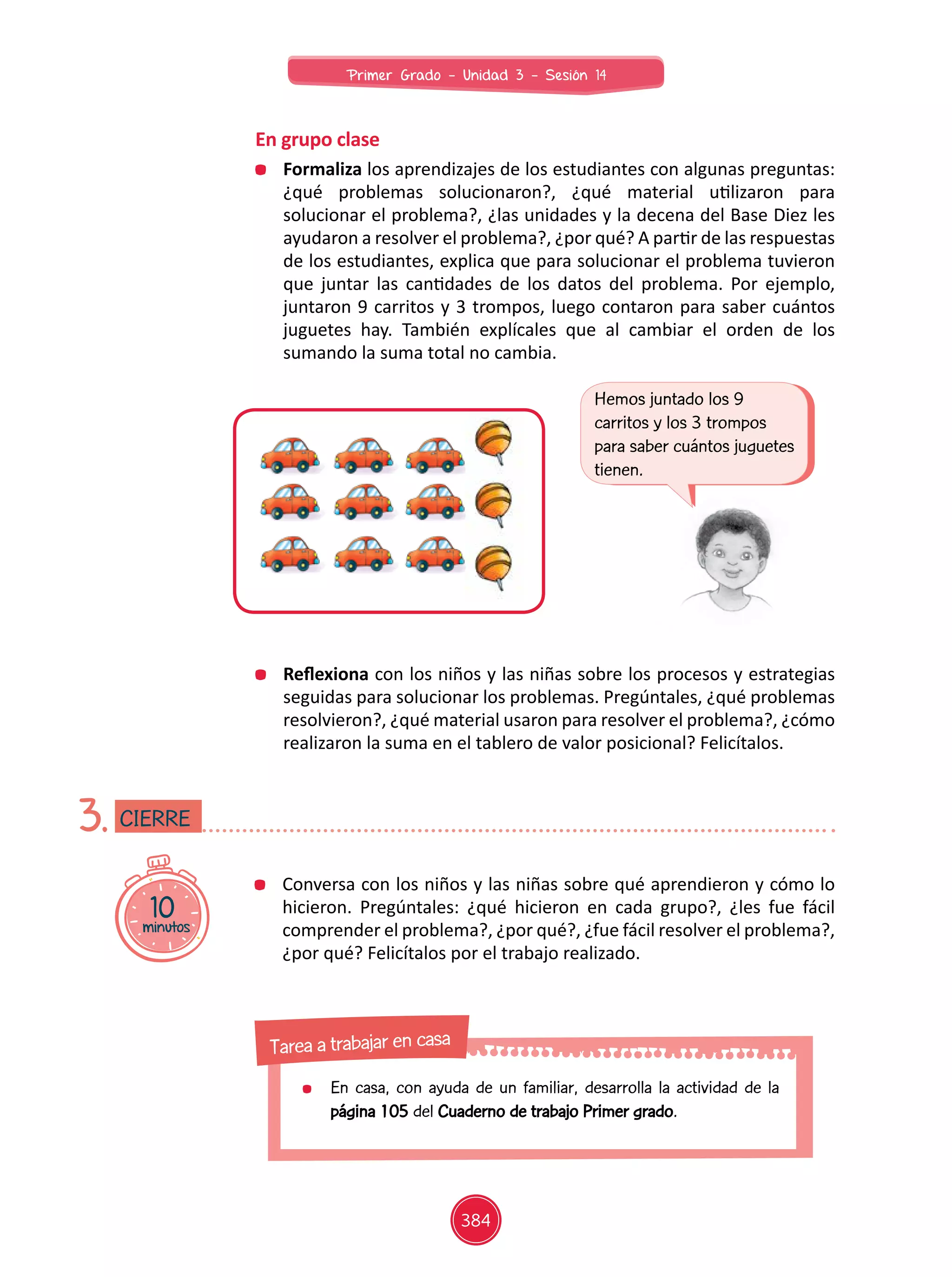 Sesión de Aprendizaje 14 de Unidad Didáctica 03 del Área de Matemática ...