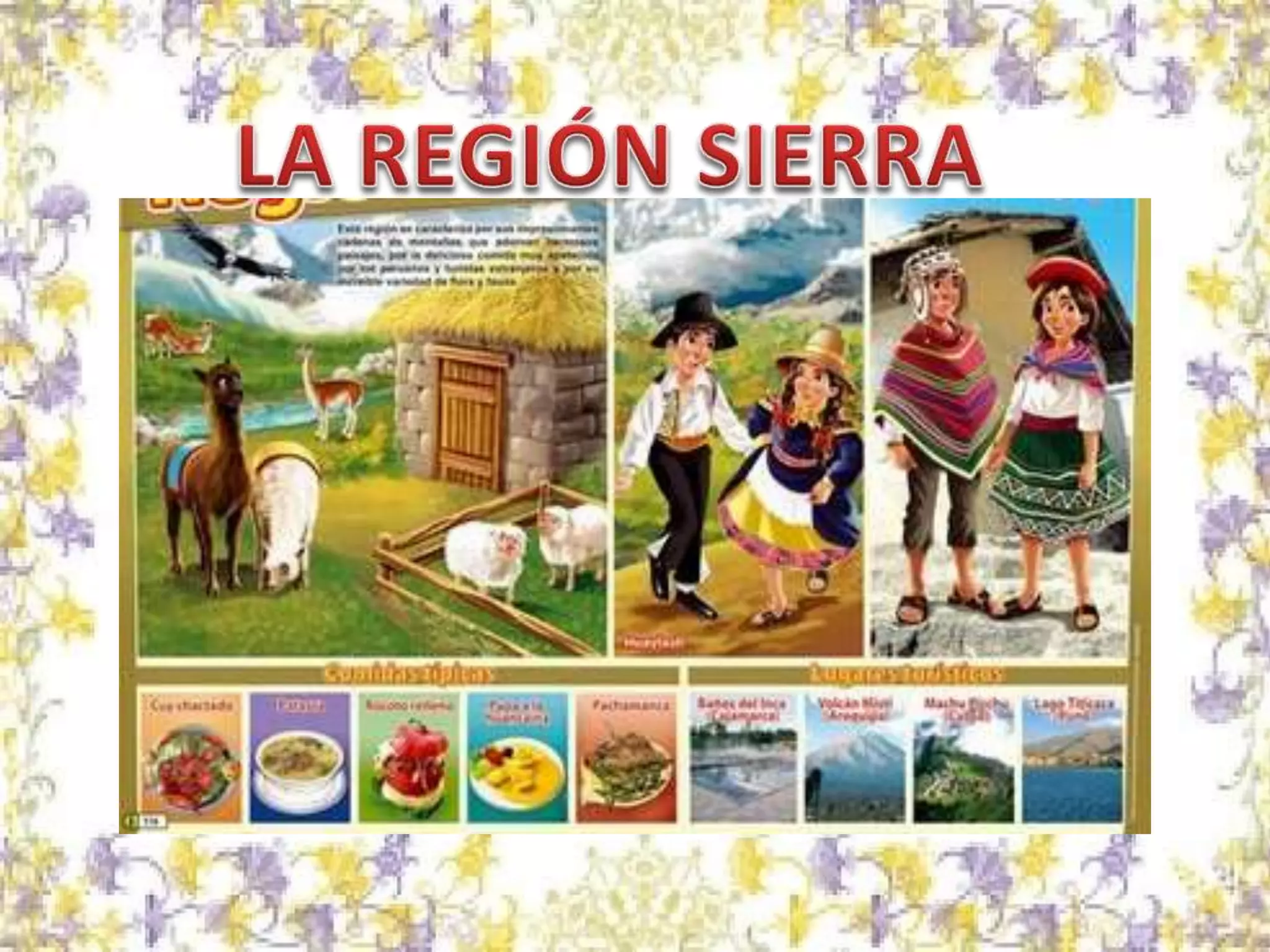 TEMA: LAS REGIONES DEL PERÚ | PPTX