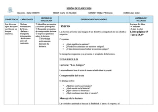 Comprehensive 2026 Primary School Lesson Plans Across Subjects | DOCX