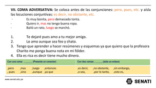 USO DEL PUNTO Y LA COMA | PPTX