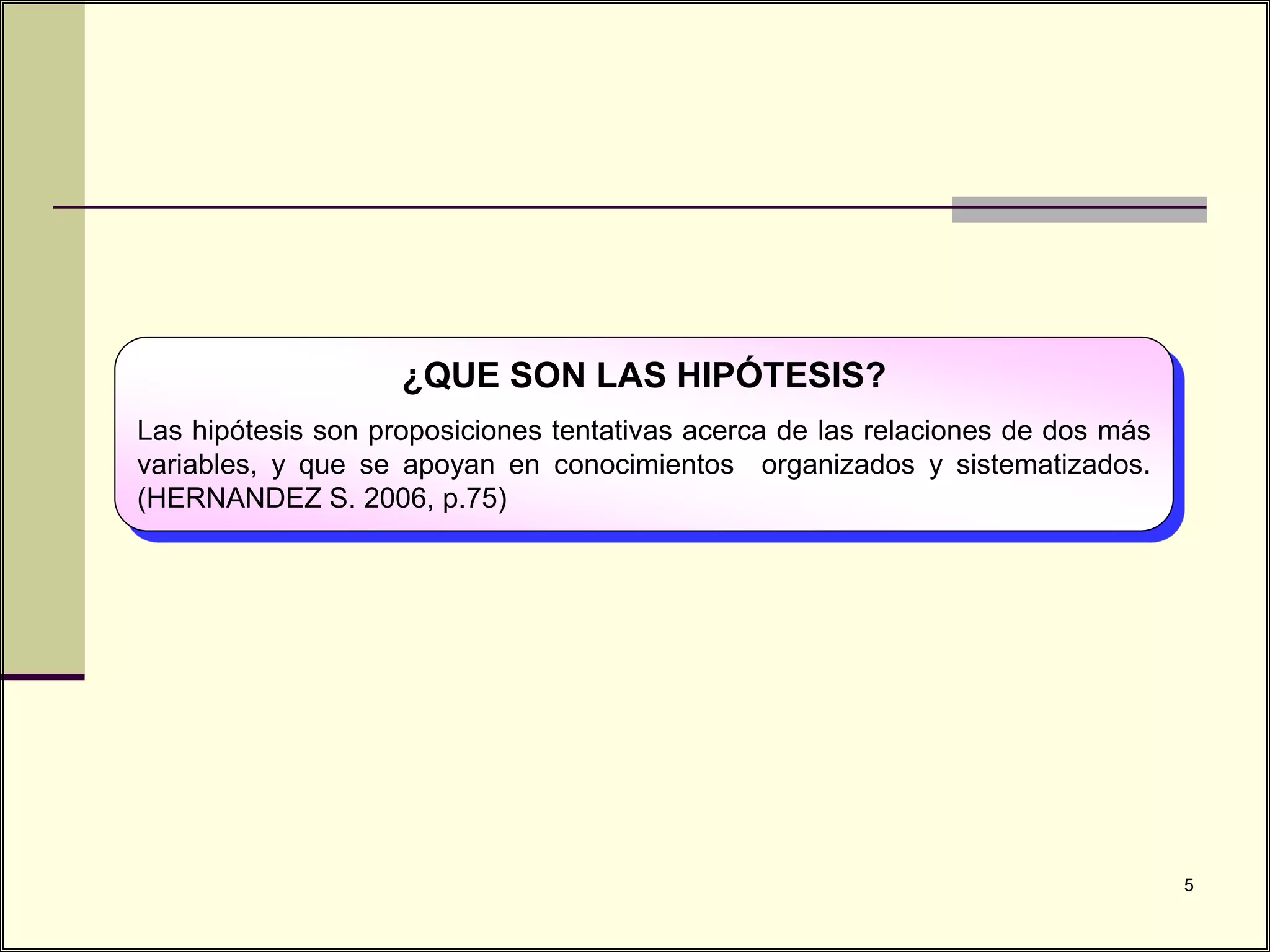 Sesion 3-hipotesis y variables | PDF