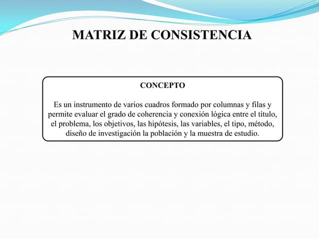 Sesion 7-matriz operacional de la variable y matriz de consistencia Sesion 7-matriz operacional de la variable y matriz de consistencia