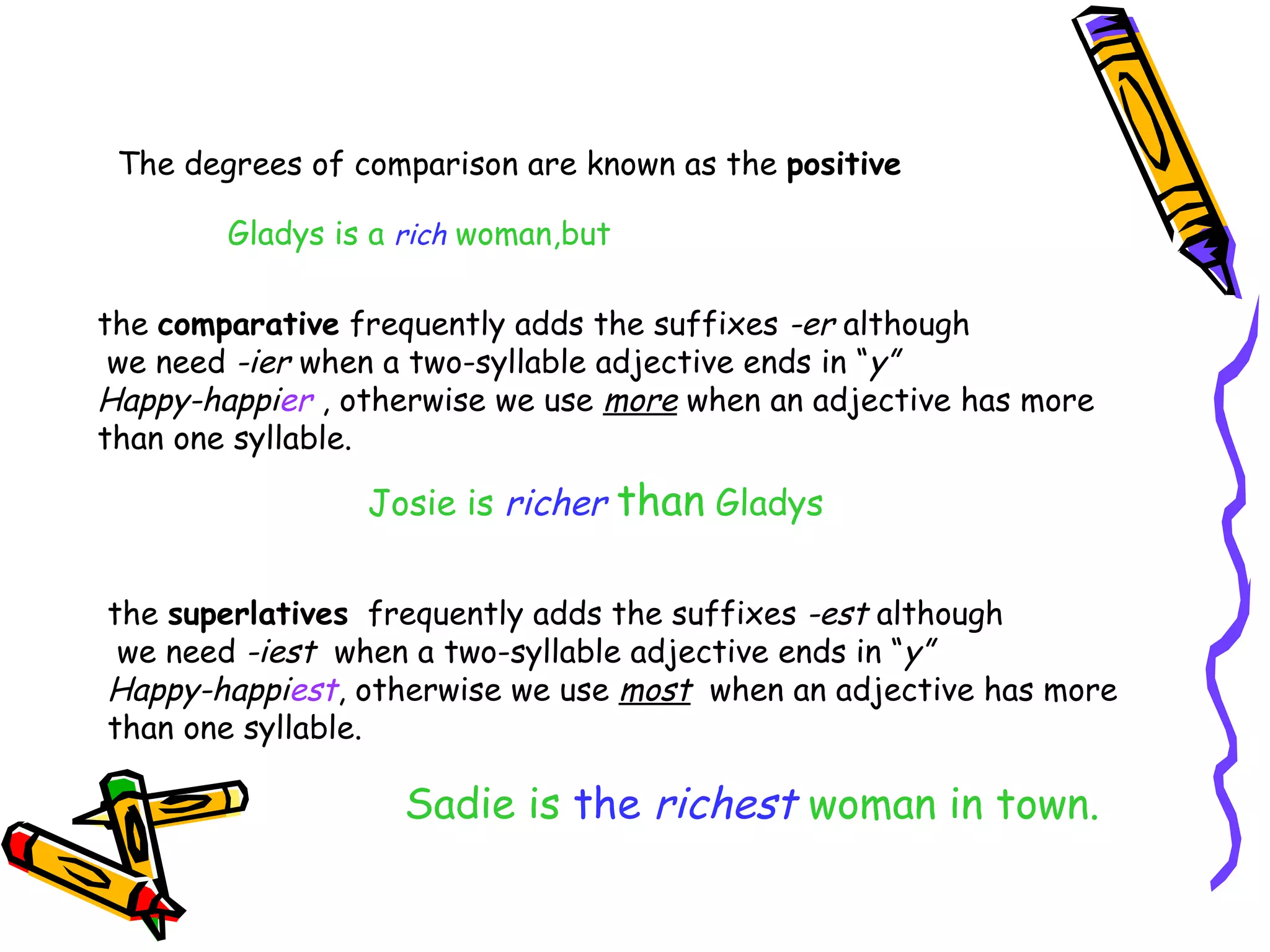 Sesion De Aprendizaje1 Adjetives | PPT