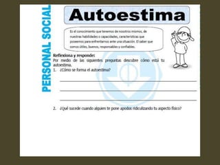 IDENTIDAD-Y-AUTOESTIMA..................... | PPT