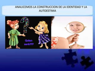 IDENTIDAD-Y-AUTOESTIMA..................... | PPT
